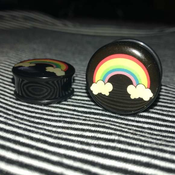 Jewelry | Rainbow Plugs | Poshmark